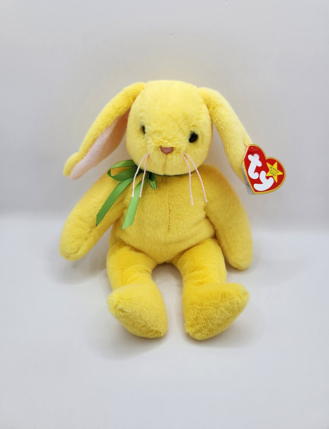 Vintage Ty Beanie Baby 'willow' the Yellow Bunny Rabbit (8.5 Inch ...