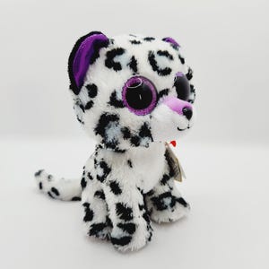 Vintage Ty Beanie Boo 'violet' the White Leopard (6 Inch) - Claire's ...