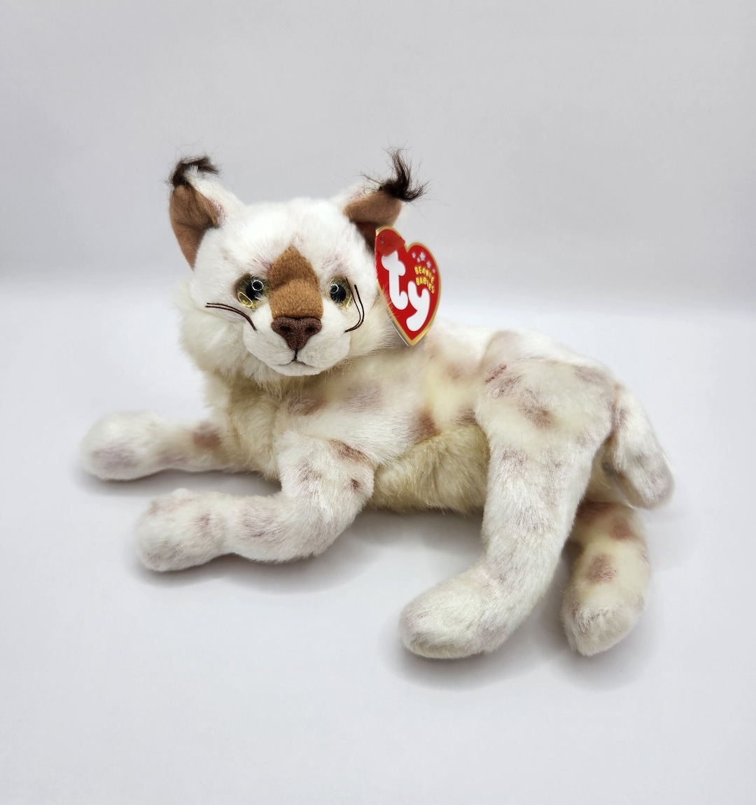 Vintage Ty Beanie Baby 'tracks' the Lynx 7 Inch - Etsy