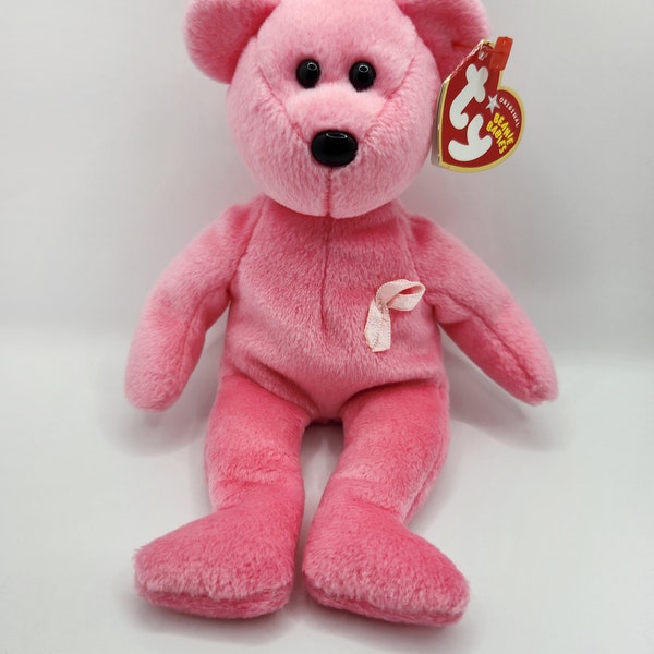 Breast Cancer Beanie Baby - Etsy