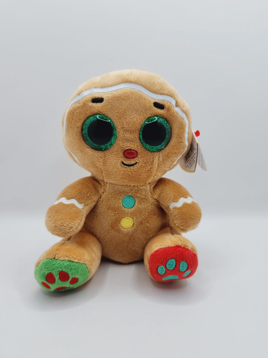 Vintage Ty Beanie Boo 'nutmeg' the Gingerbread Man (6 Inch) - Etsy
