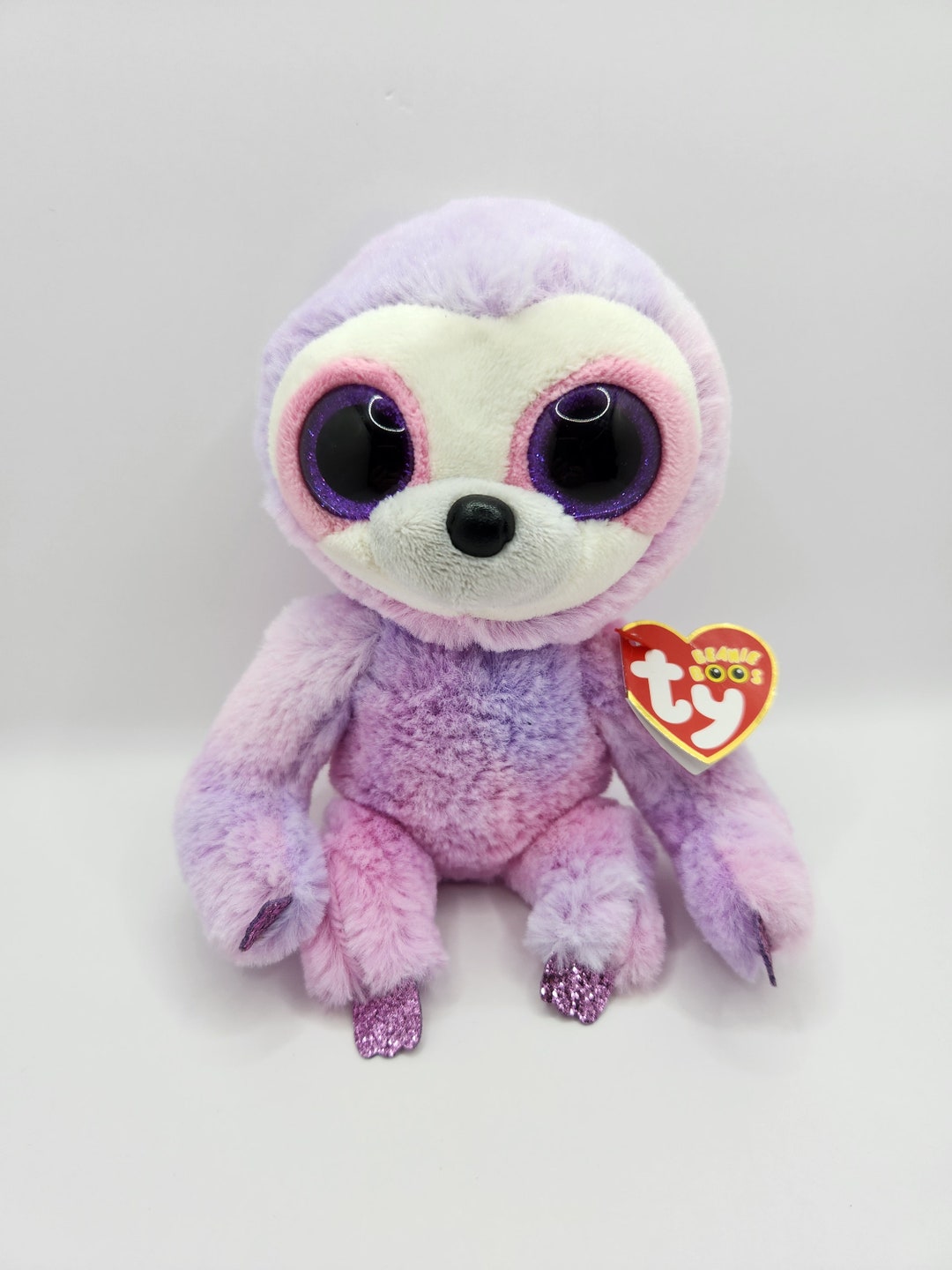 Vintage Ty Beanie Boo 'dreamy' the Purple Sloth (6 Inch) *rare* - Etsy