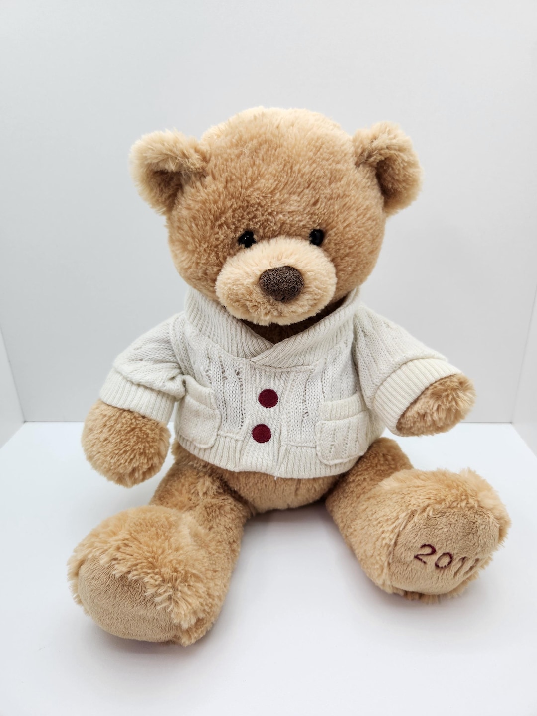 Vintage Gund Bear Plush "nate" (17 Inch) - Fundraising Sears Bear - Etsy