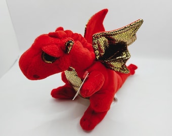 Vintage TY Beanie Buddy 'fire' the Red Dragon - Great Wolf Lodge ...