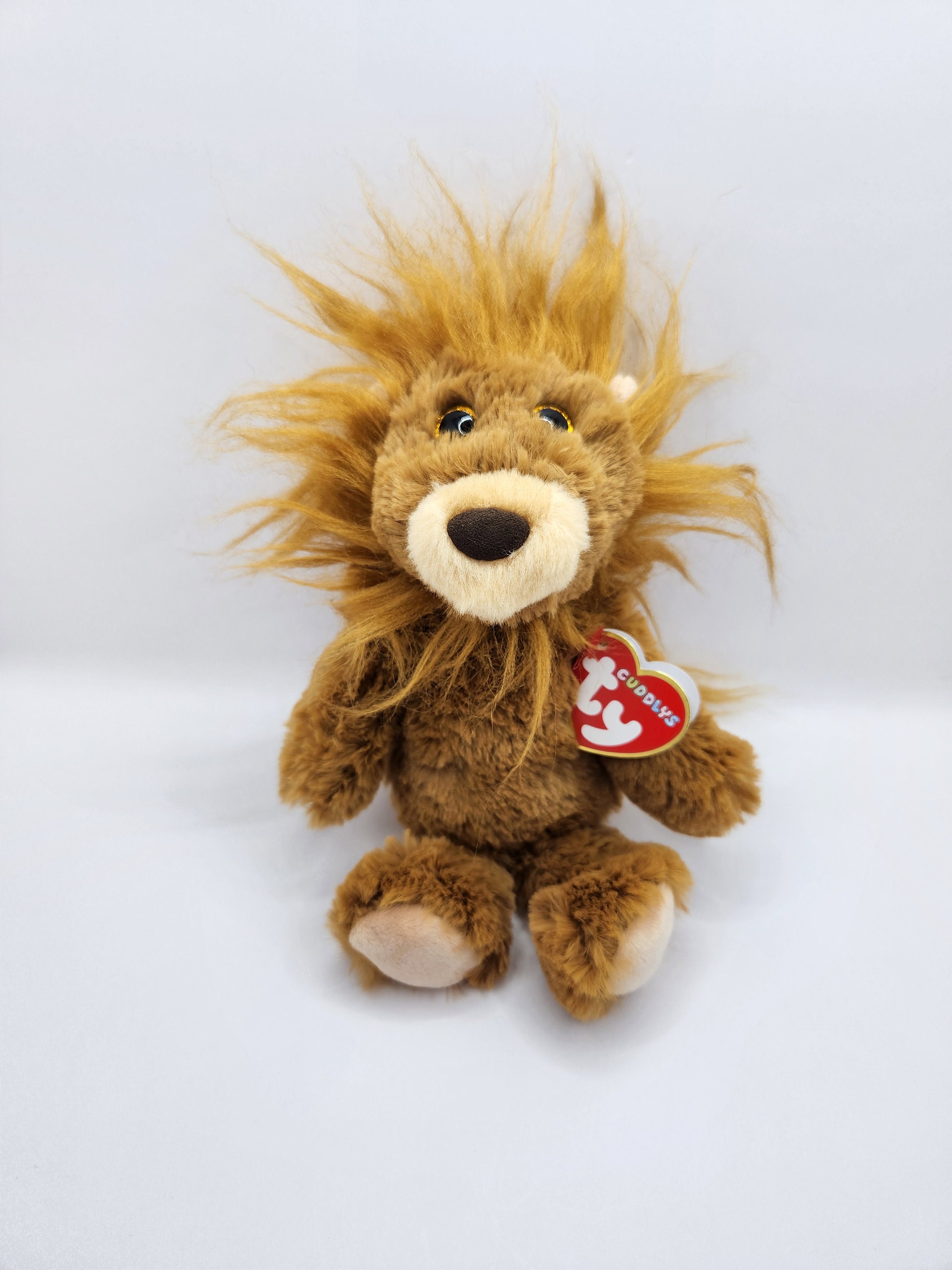 Ty Attic Treasures Cuddlys 'leon' the Lion 7 Inch - Etsy