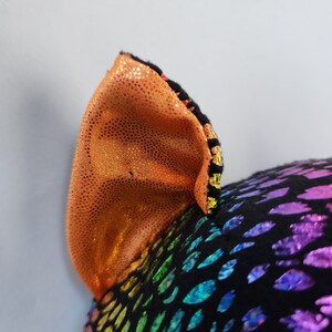 Vintage Ty Beanie Boo 'spellbound' the Colorful Cat (medium 9 Inch ...