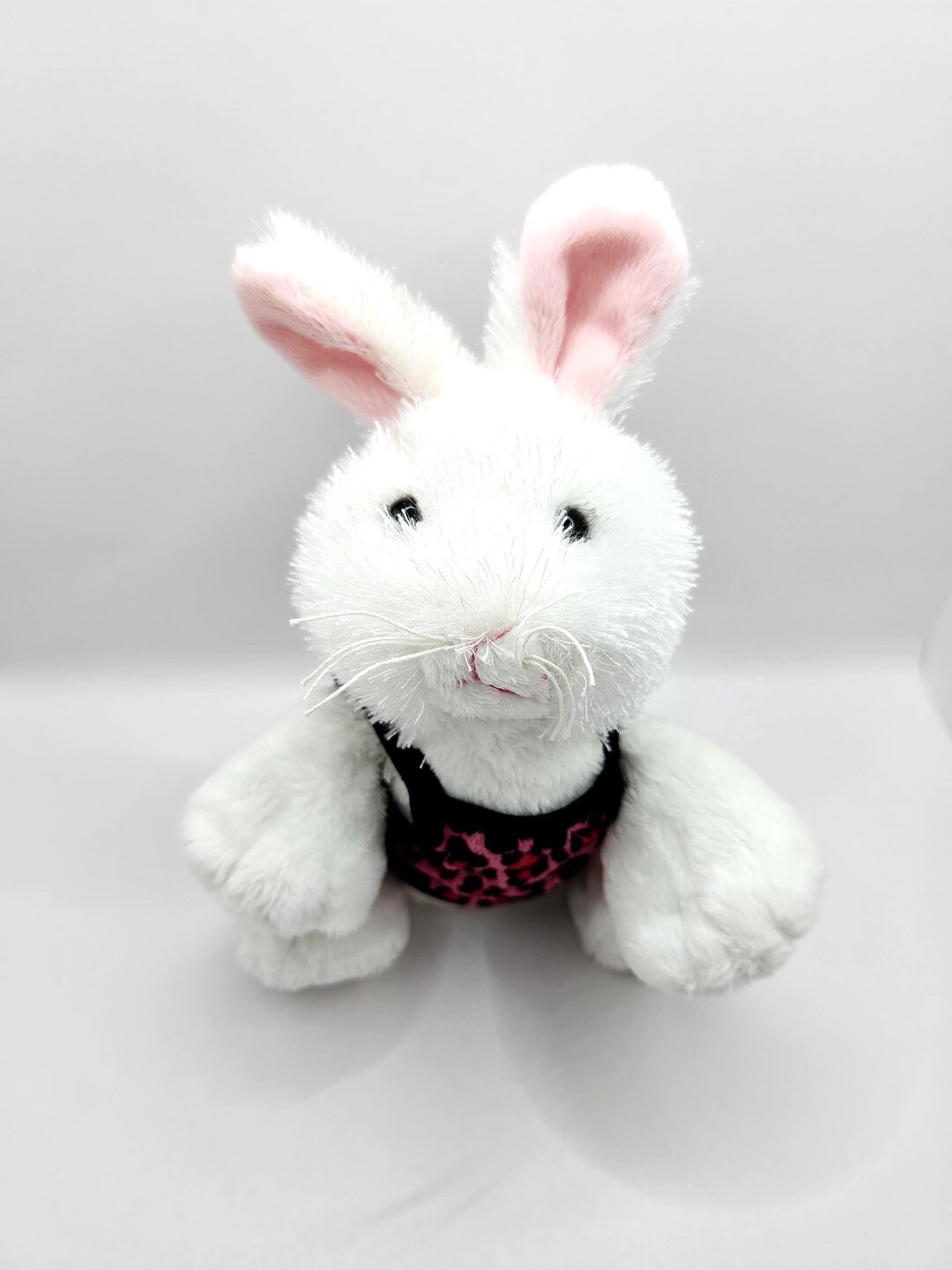 Vintage GANZ Webkinz ~ Rabbit Wearing A Leopard Top (8 Inch) - No Code ...