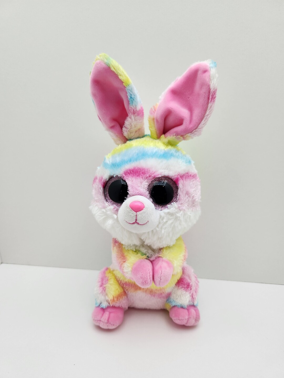 Vintage Ty Beanie Boo 'lollipop' the Bunny Rabbit medium 9 Inch - Etsy