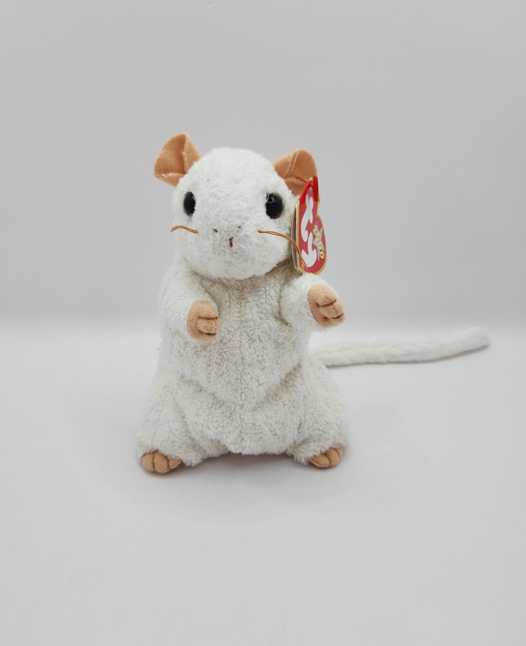 Vintage Ty Beanie Baby 'cheezer' the White Mouse 5 Inch rare - Etsy