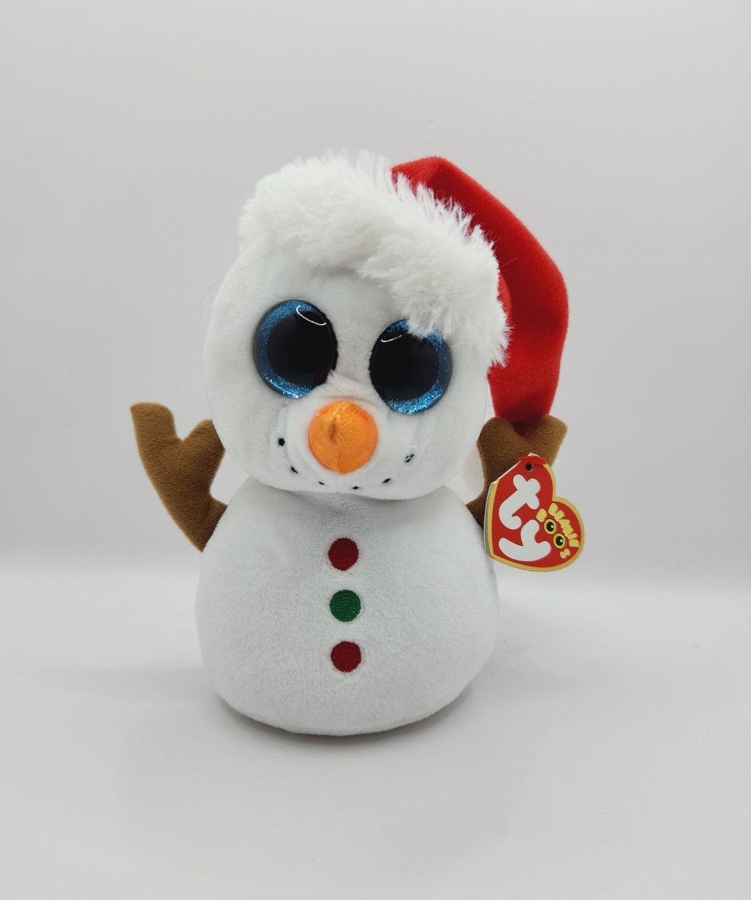 Ty Beanie Boo 'scoop' the Snowman 6 Inch rare - Etsy