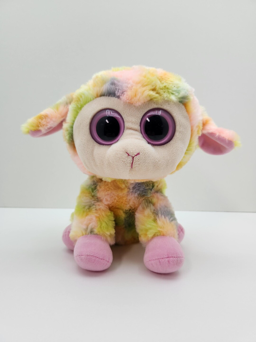 Ty Medium Beanie Boo 'blossom' the Lamb (medium 9 Inch) - No Hang Tag ...