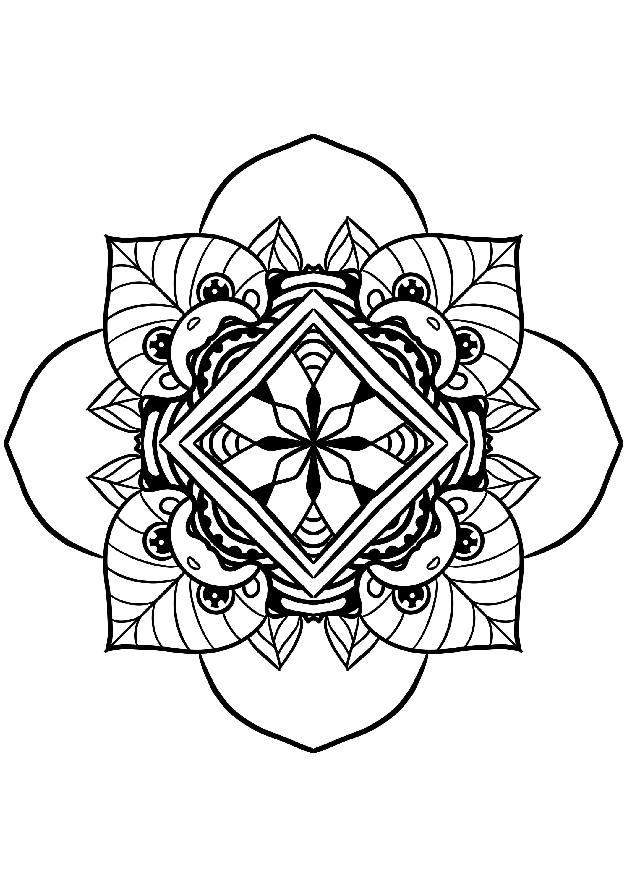 10 PAGE BUNDLE! Kids Coloring Pages With Mandalas and Animals!! - Etsy