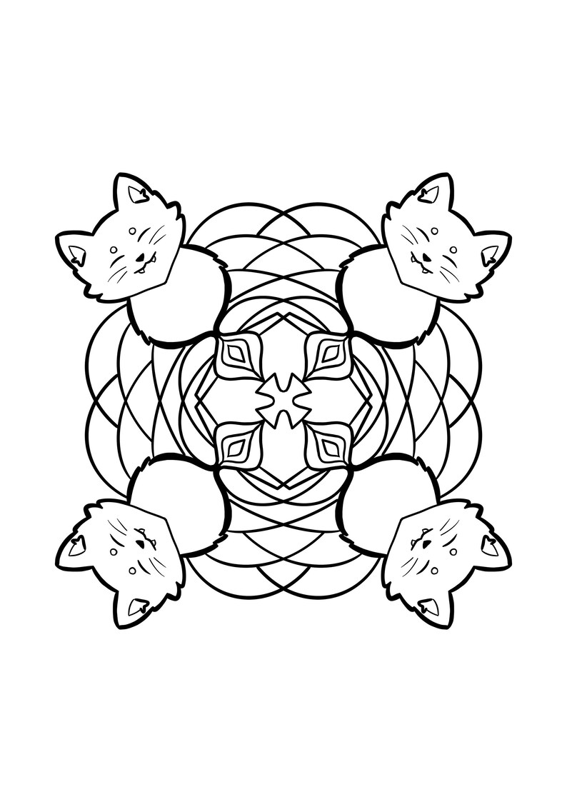 Animal Coloring Pages - Etsy