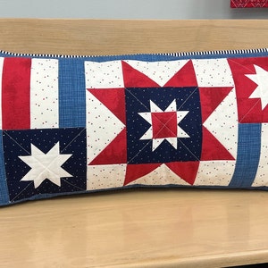 Riley Blake Designs Completed July Bench Pillow-oh My Stars by Amanda ...