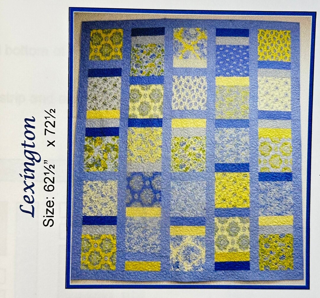 Lexington Quilt Pattern Layer Cake Friendly - Etsy