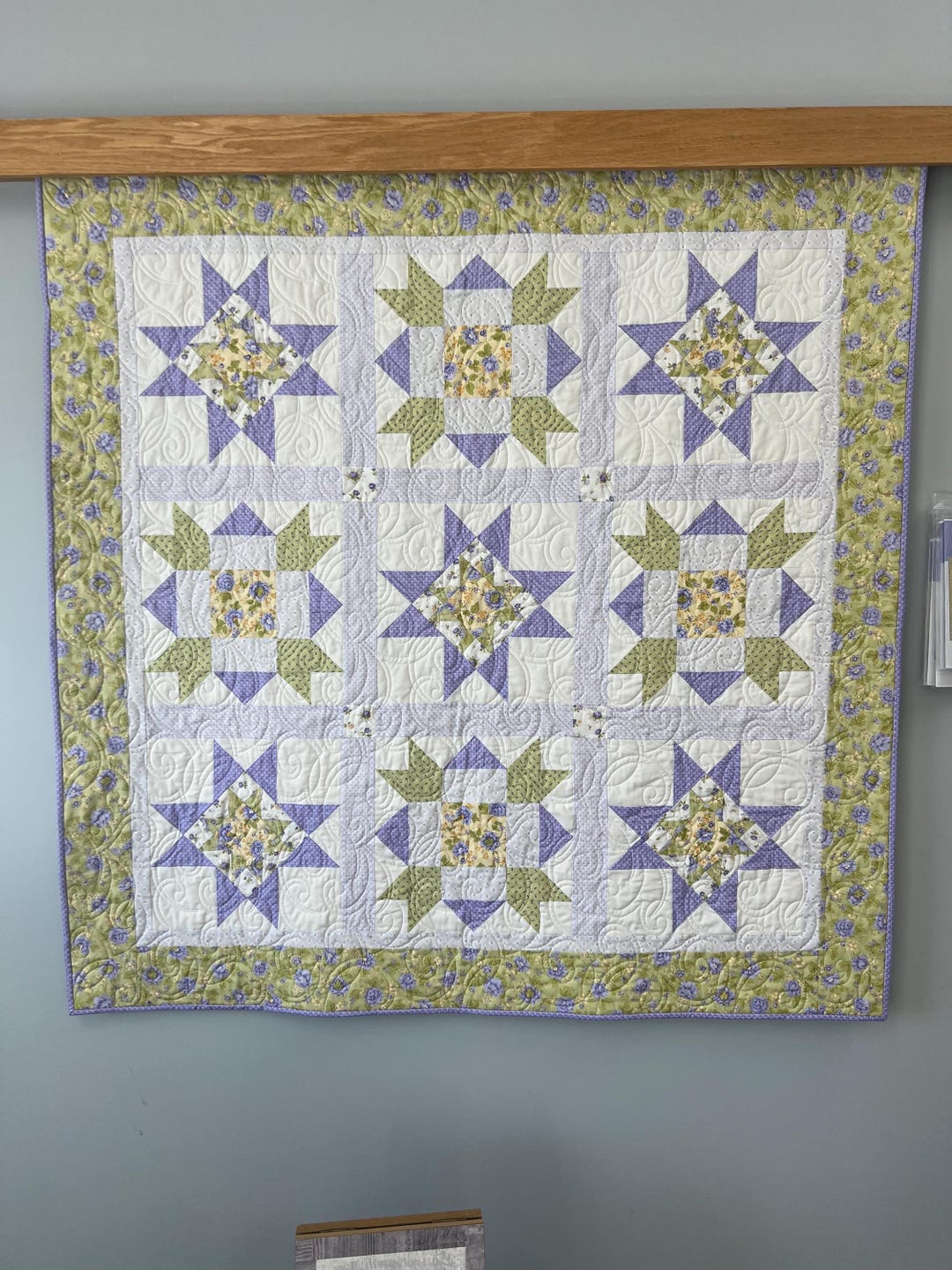 Spring Blooms Quilt Pattern, Featuring Georgia by Brenda Riddle for ...
