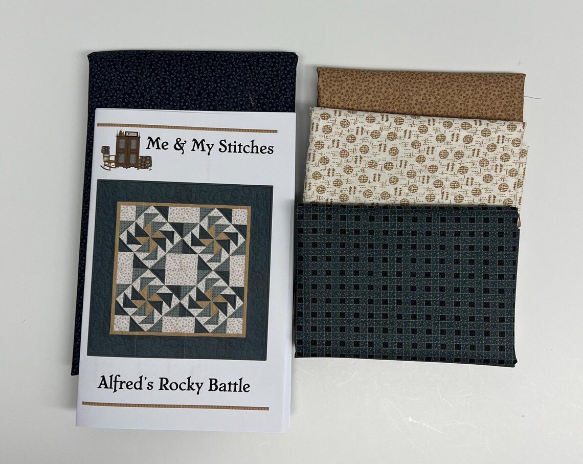 Alfred's Rocky Battle - Quilt Kit Featuring Dakota Threads Fabrics by ...