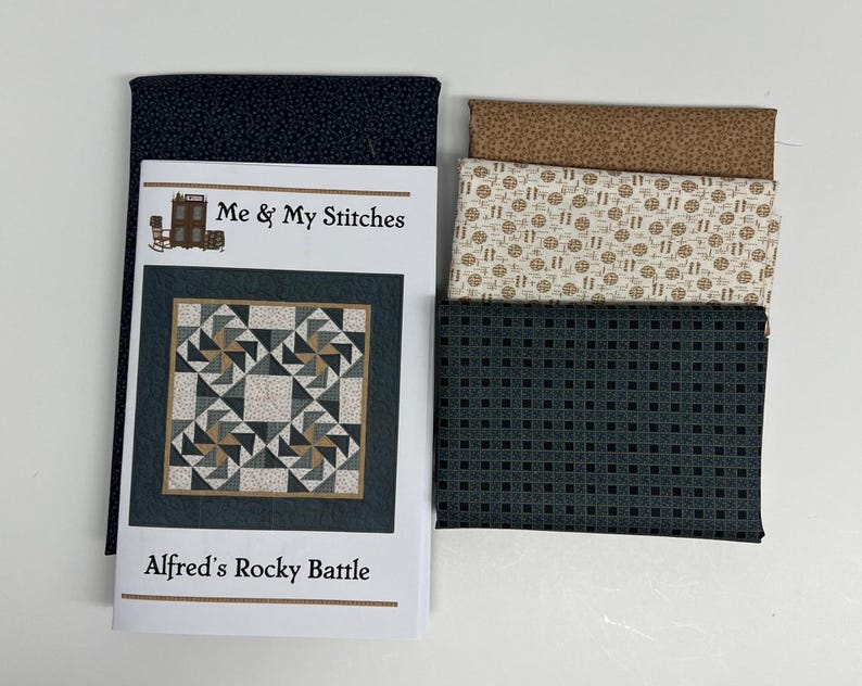 Alfred's Rocky Battle - Quilt Kit Featuring Dakota Threads Fabrics by ...