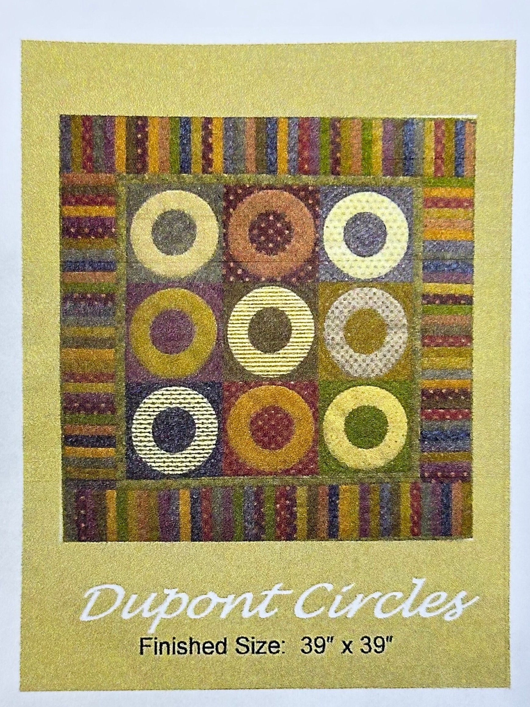 Dupont Circles Quilt Pattern - Etsy