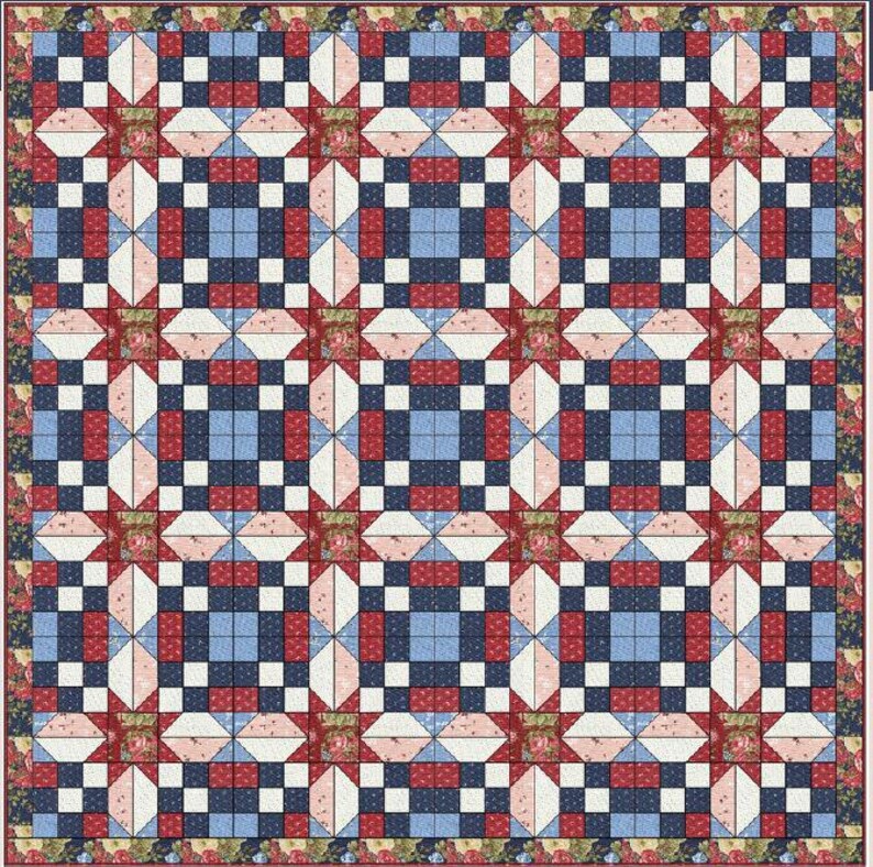 Sunflower Lane Secret Sawtooth Pattern - Digital Download - Etsy