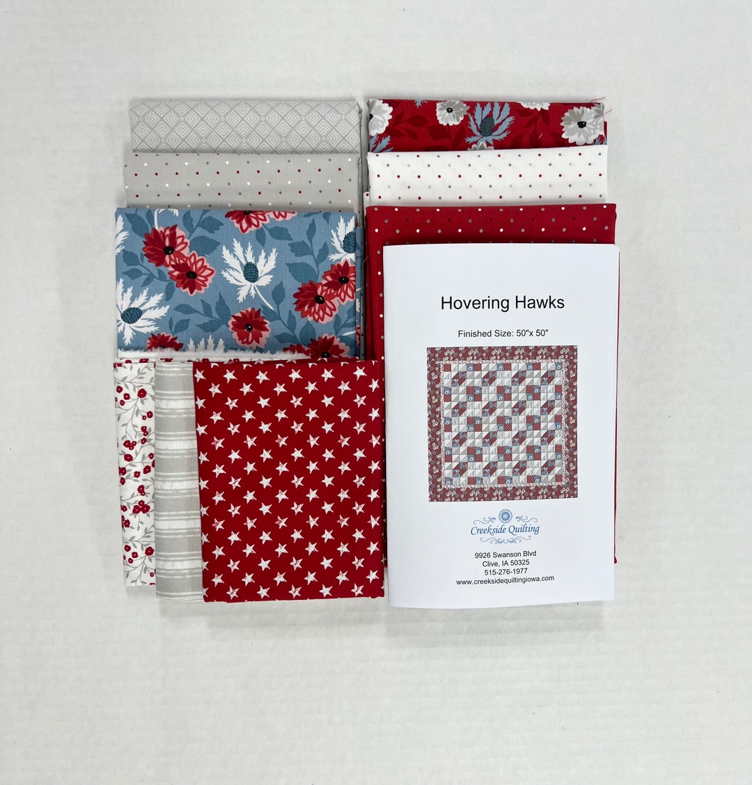 Hovering Hawks Quilt Kit Featuring Lella Boutique's Old Glory - Etsy