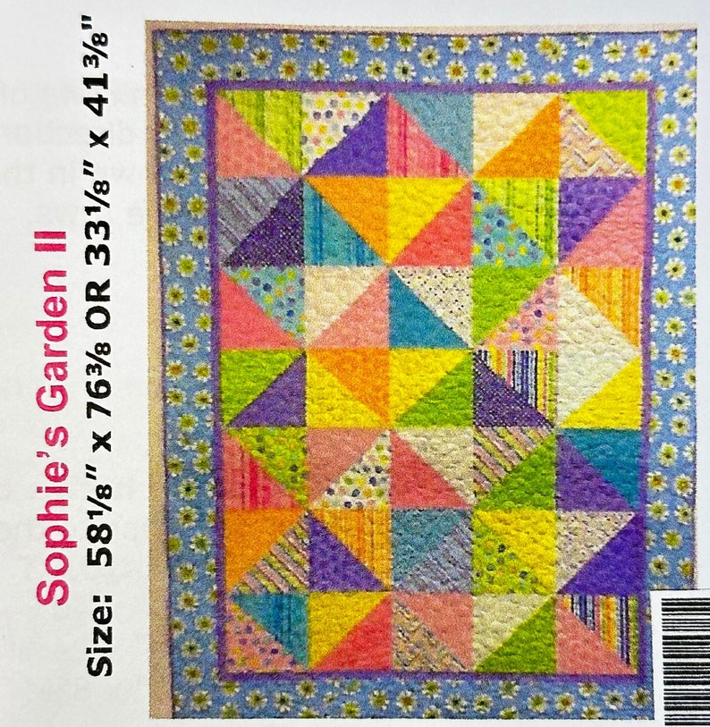 Sophie's Garden II Quilt Pattern - Etsy