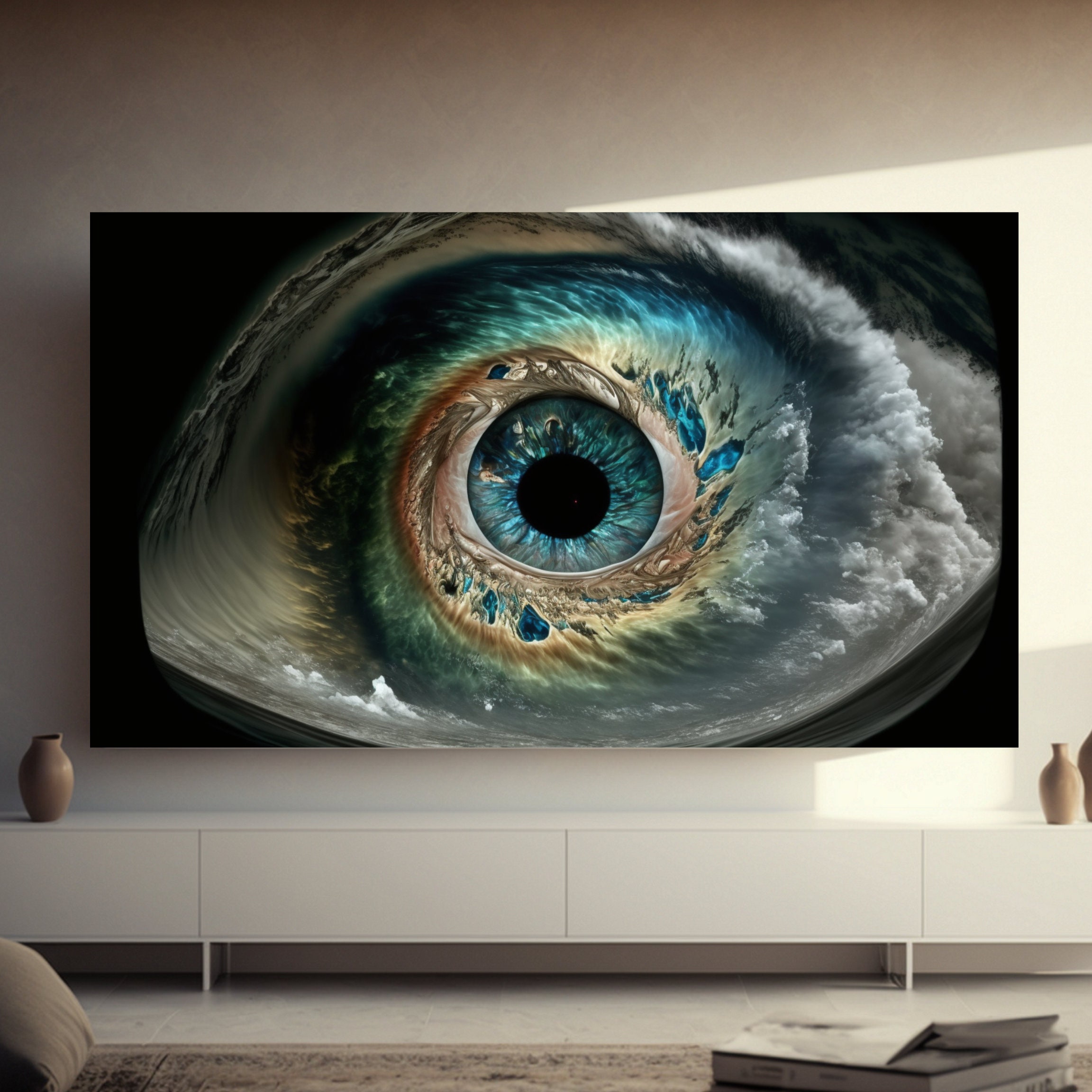 Eye of the Hurricane Digital TV Art, Digital Art for TV, TV Art ...