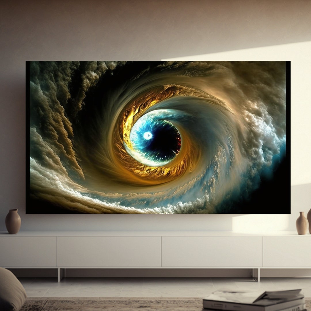 Eye of the Hurricane Digital TV Art, Digital Art for TV, TV Art ...