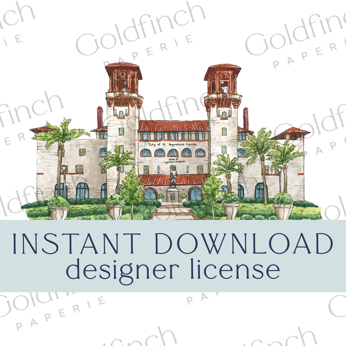Lightner Museum, St. Augustine, Florida | Designer Artwork License ...
