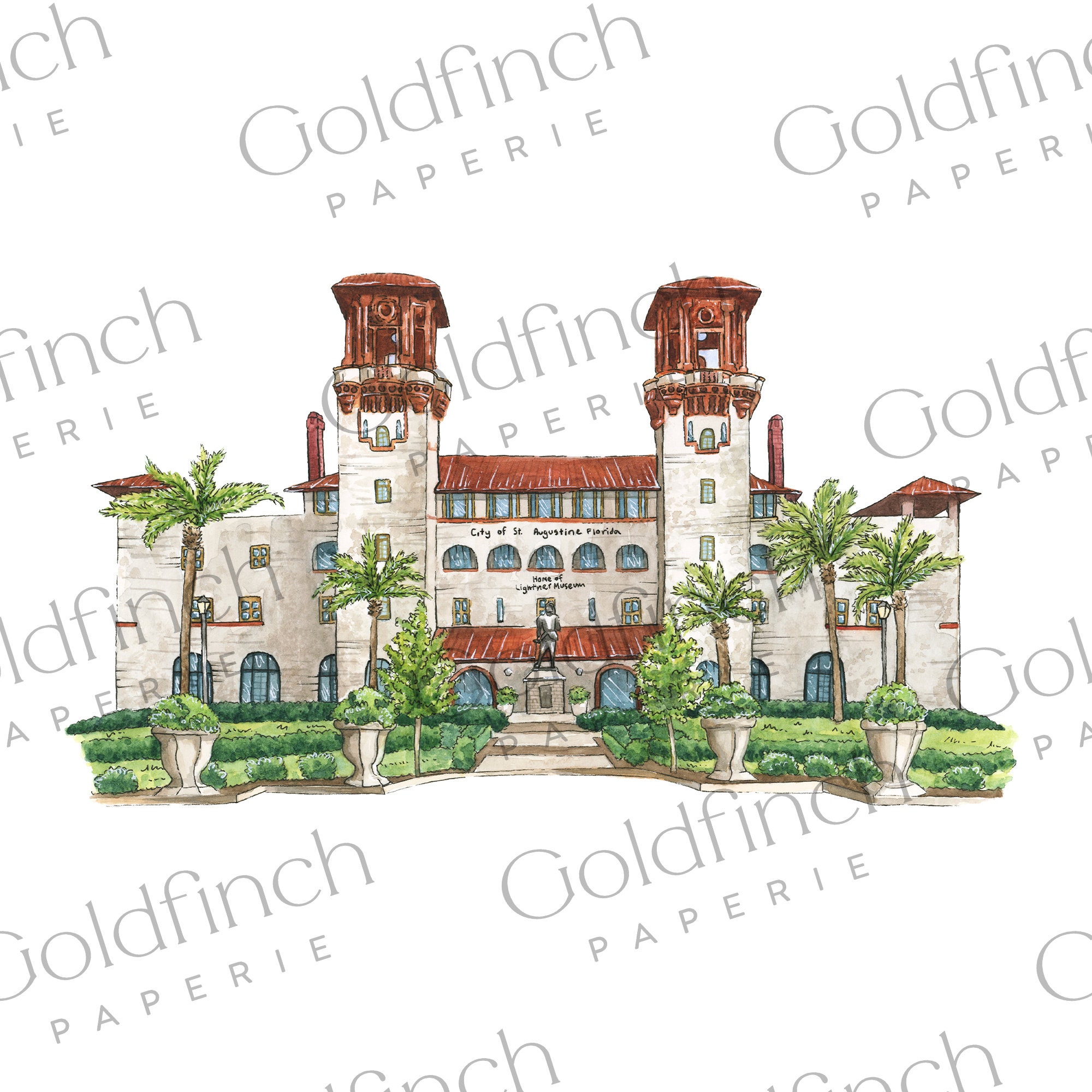 Lightner Museum, St. Augustine, Florida | Designer Artwork License ...