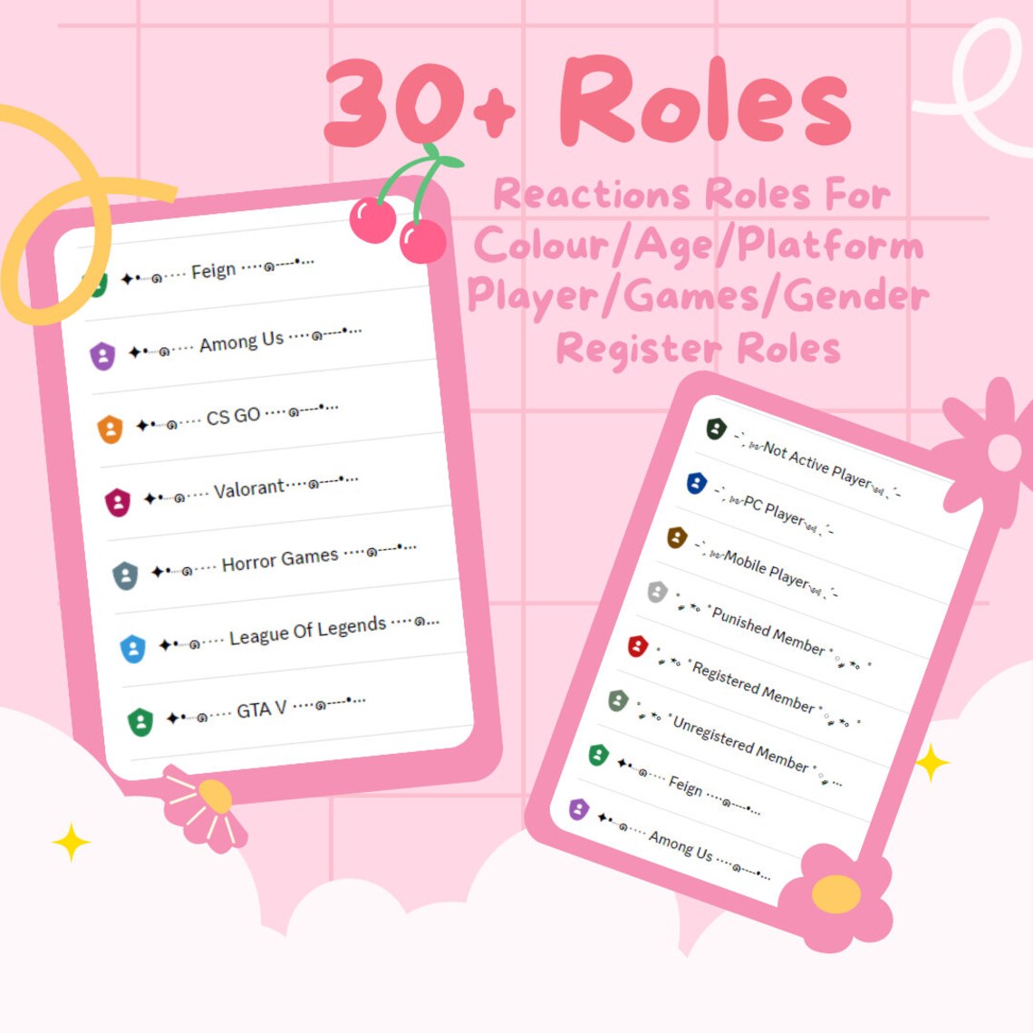 Discord Server Pink Theme - Etsy
