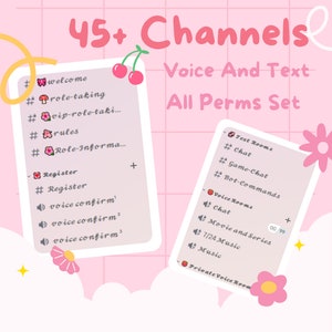 Discord Server Pink Theme - Etsy