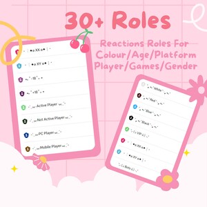 Discord Server Pink Theme - Etsy