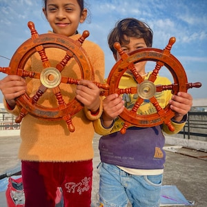 Handcrafted Rosewood Ship Wheel: Personalized Captain Gift - Etsy