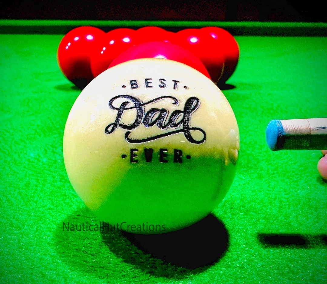 Personalized 8 Ball Pool - Snooker\billiards Cue Ball - Monogram ...