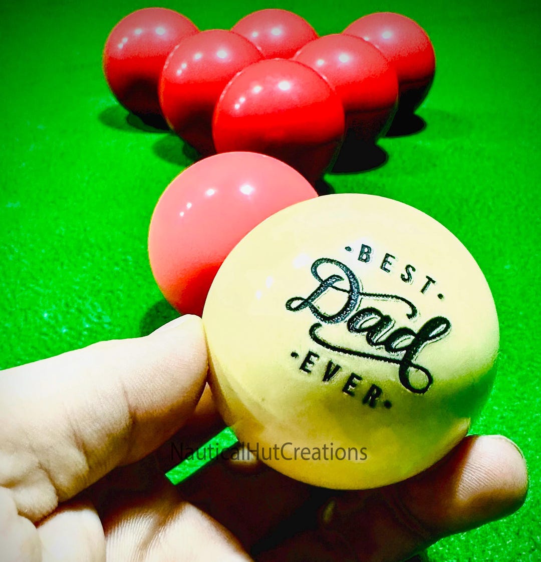 Cue Ball Engraving - Billiard Cue 8 Ball Pool - Best Gift for Dad ...