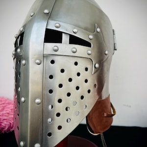 Hand Forged Medieval Bascinet Helmet: Griffon Crusader Knight Armor - Etsy