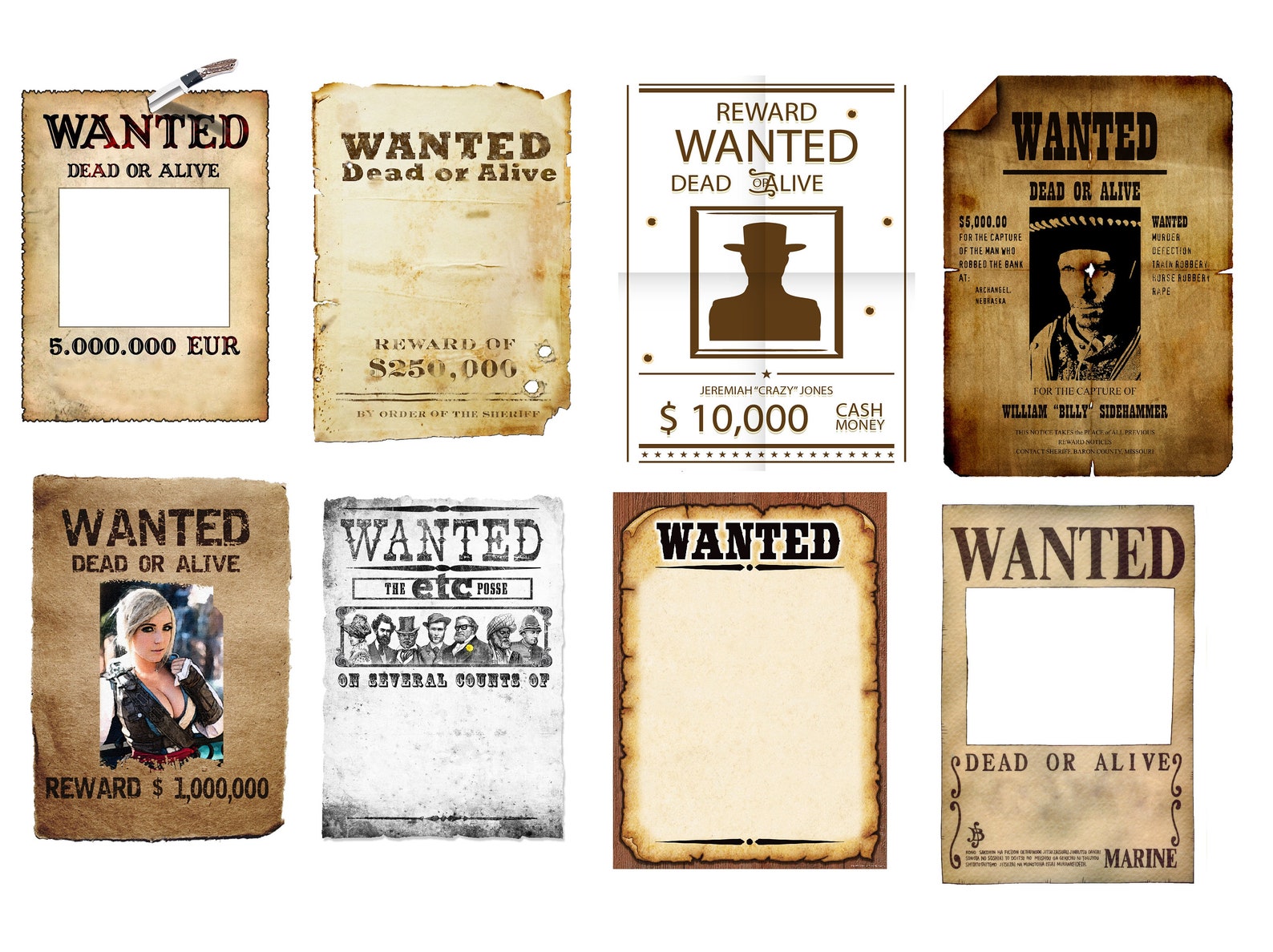 Western Wanted PNG SVG Poster, Cowboy Instant Download, SVG Printable ...