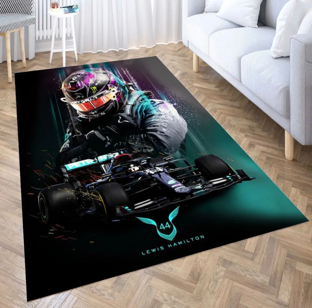 Lewis Hamilton Mercedes F1 Formula 1 Racing Rug Carpet - Etsy