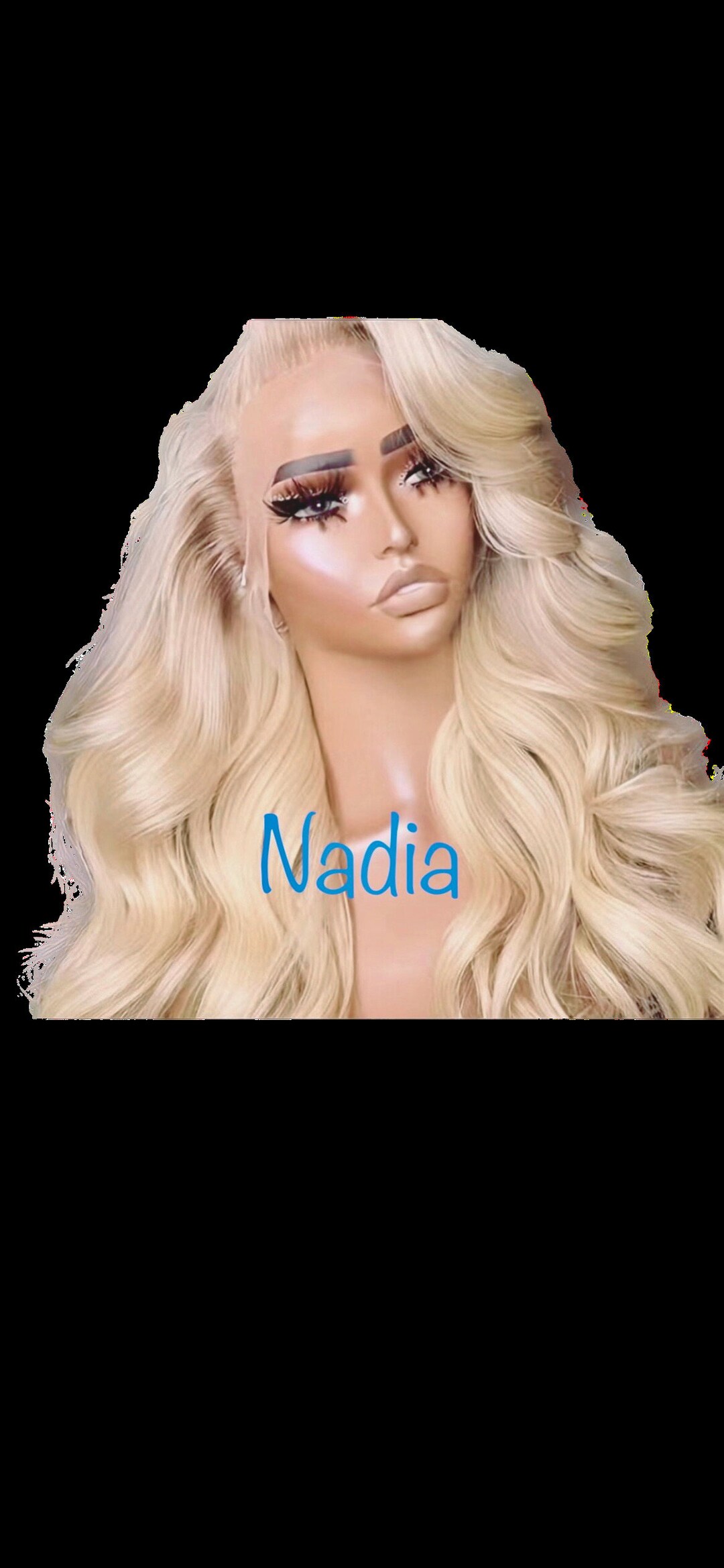 Multi-dimensional Blonde 100% Human Hair Style Nadia Human Hair Wig - Etsy
