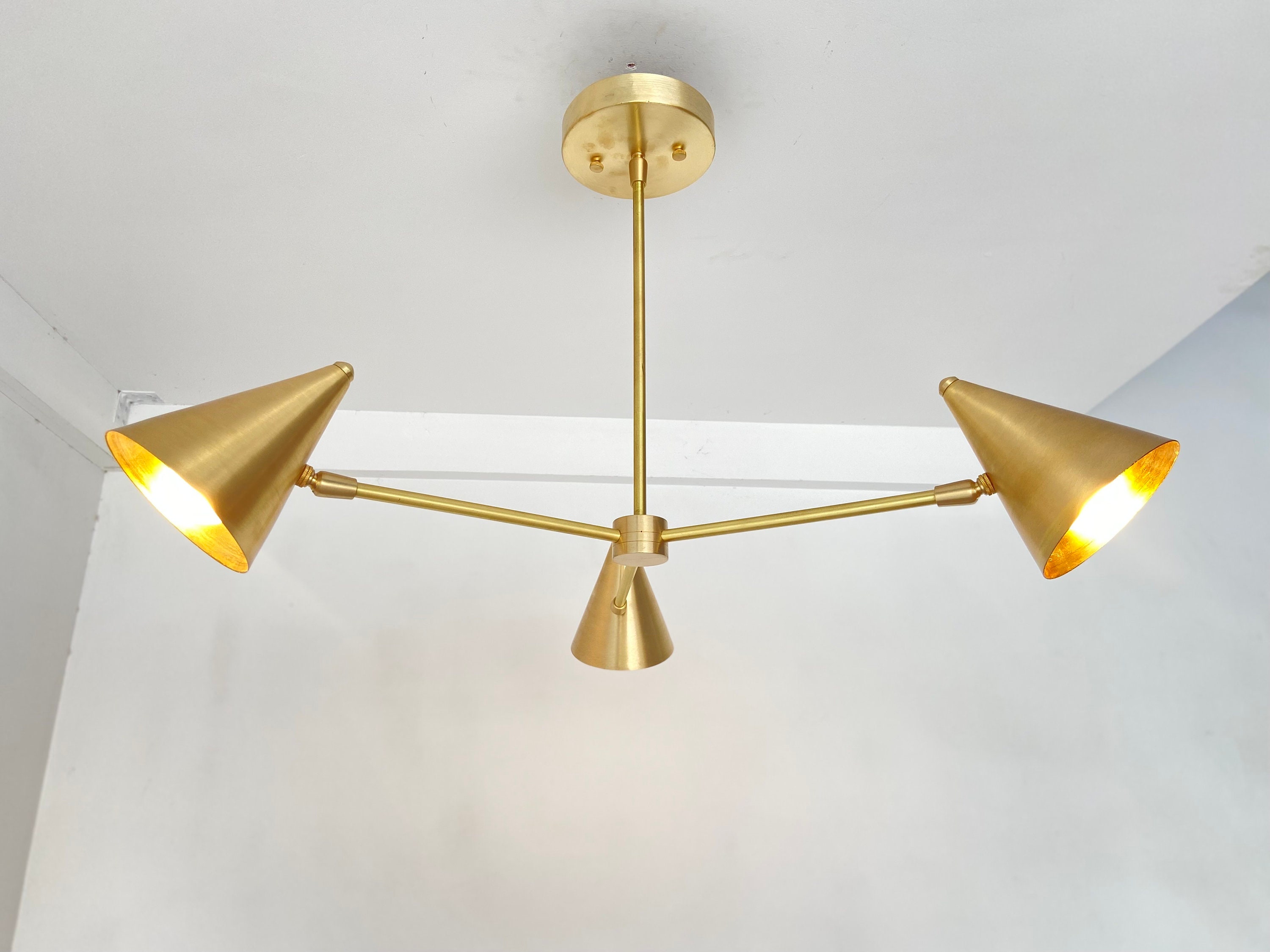 Sputnik Chandelier 3 Lighting Chandelier Lighting Hanging - Etsy