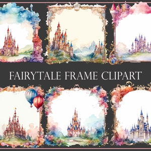Fairytale Frame Clipart, 21 Whimsical Borders and Magical Designs ...