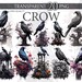 Digital Printable Crow - High-resolution Transparent PNG - Digital ...