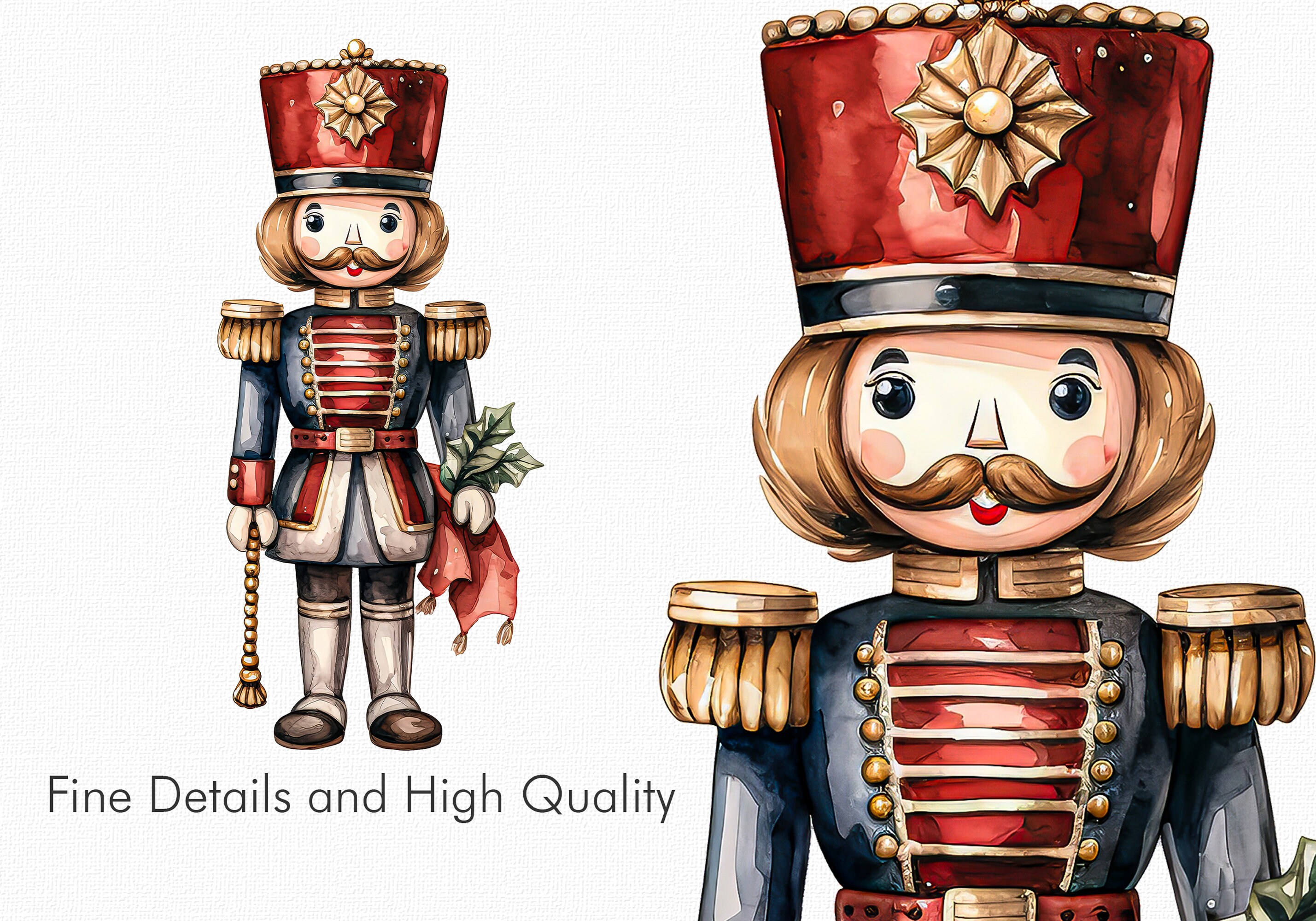 58 Fantasy Nutcracker Clipart, Christmas Nutcracker Images, Festive ...