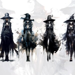 Gothic Witch PNG, 44 PNG - Legendary Art, Transparent Background ...