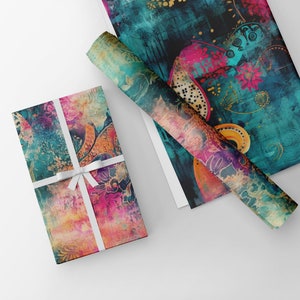 Colorful Hippie Boho, 20 Colorful Bohemian Texture Seamless Repeat ...