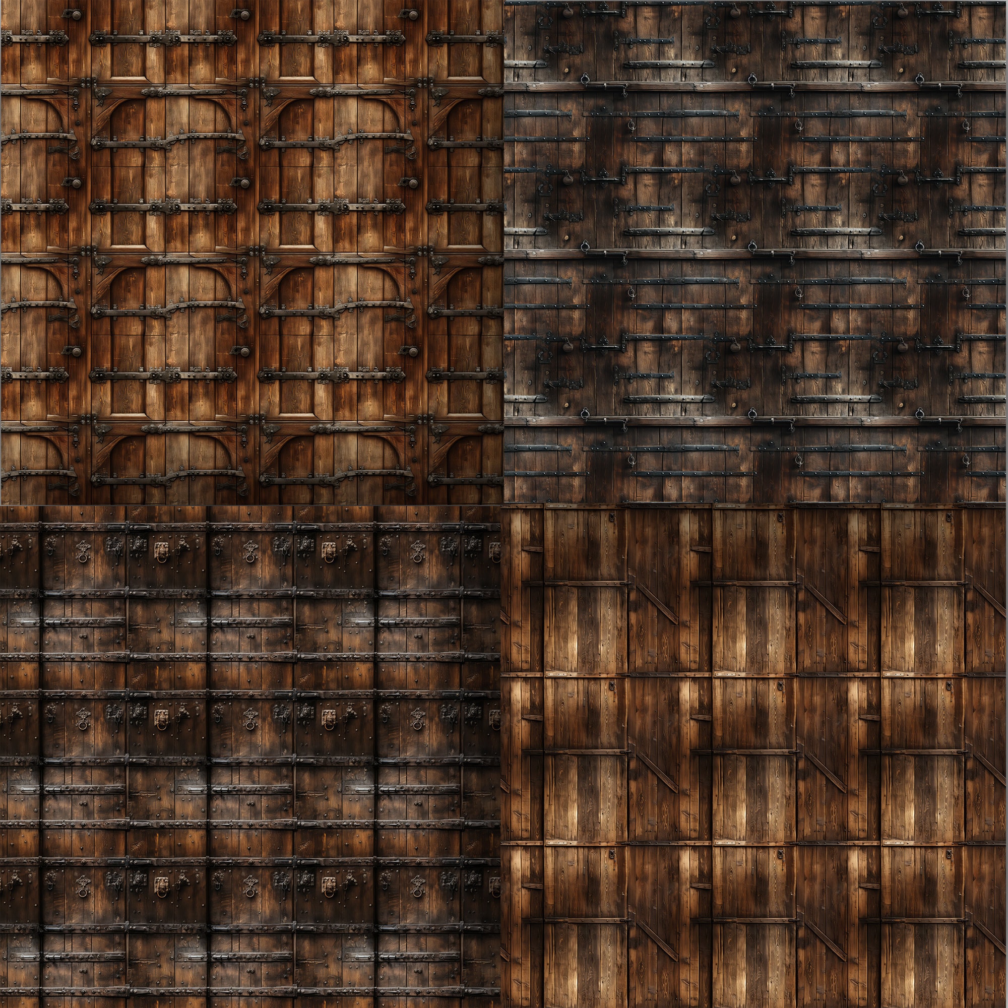 32 Wooden Door Digital Paper Open the Door to Endless Creative ...