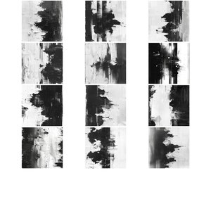21 Black White Background Digital Paper, Instant Download, JPG ...