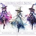 Colorful Witch Witch PNG 34 PNG Legendary Art Transparent - Etsy
