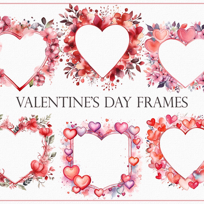 Valentines Day Borders - Etsy